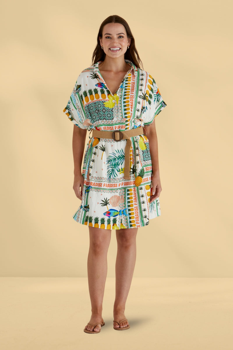 Betty Basics Archer Dress Paradise Print Multi Betty Basics – Boxhill