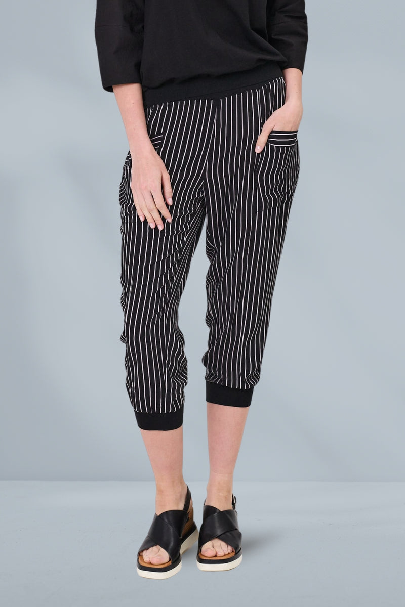 Lemon Tree Harem Pants Black White Stripe Lemon Tree – Boxhill