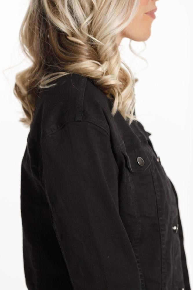 Home-Lee Denim Jacket Jet Black – BoxHill