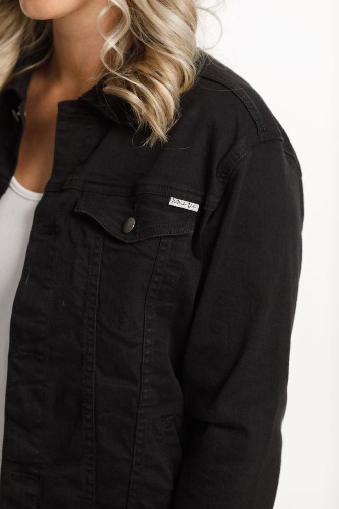 Home-Lee Denim Jacket Jet Black – BoxHill